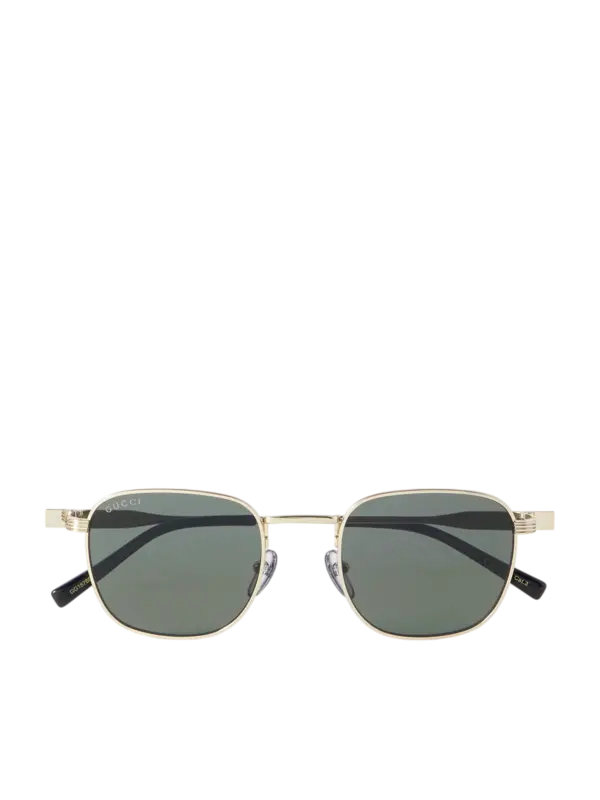 Gucci Square-frame Sunglasses - Gold