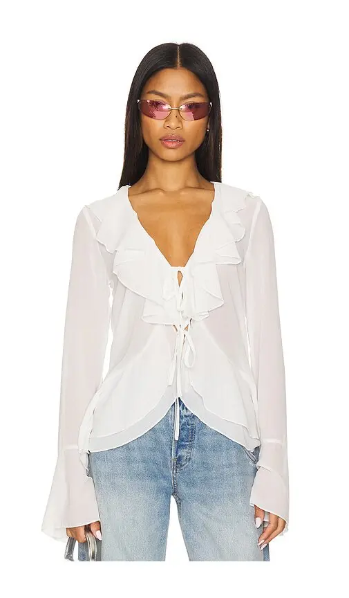 MORE TO COME Alisia Top - Ivory