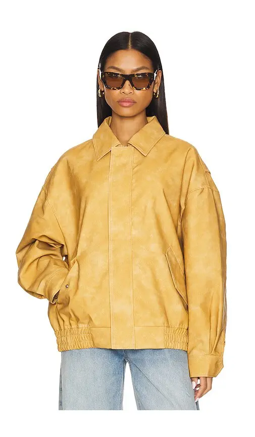 Lioness Kenny Bomber Jacket - Mustard