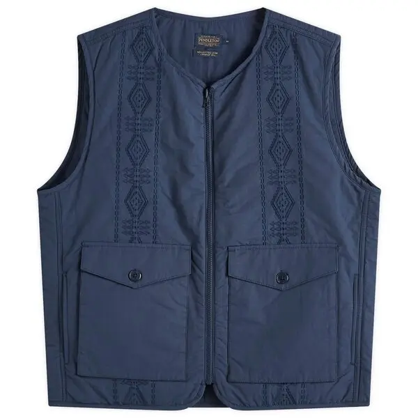 Pendleton Reversible Parachute Liner Vest - Navy