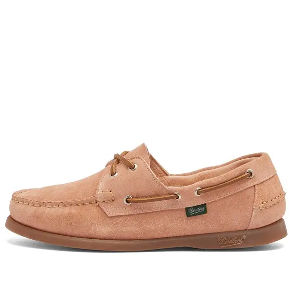Paraboot Barth Velvet Boat Shoe - Nude