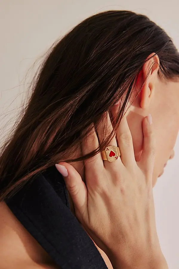 Free People Ace Ring - Gold