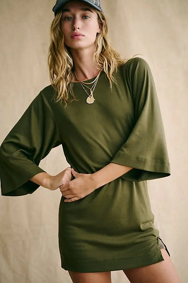 knee length dresses for ladies Free People - Star Dip Mini Dress