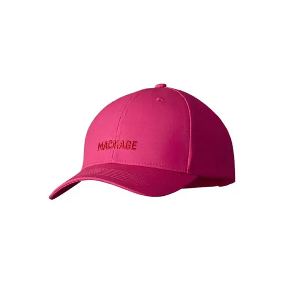 Mackage Cotton Canvas Baseball Cap - Azalea