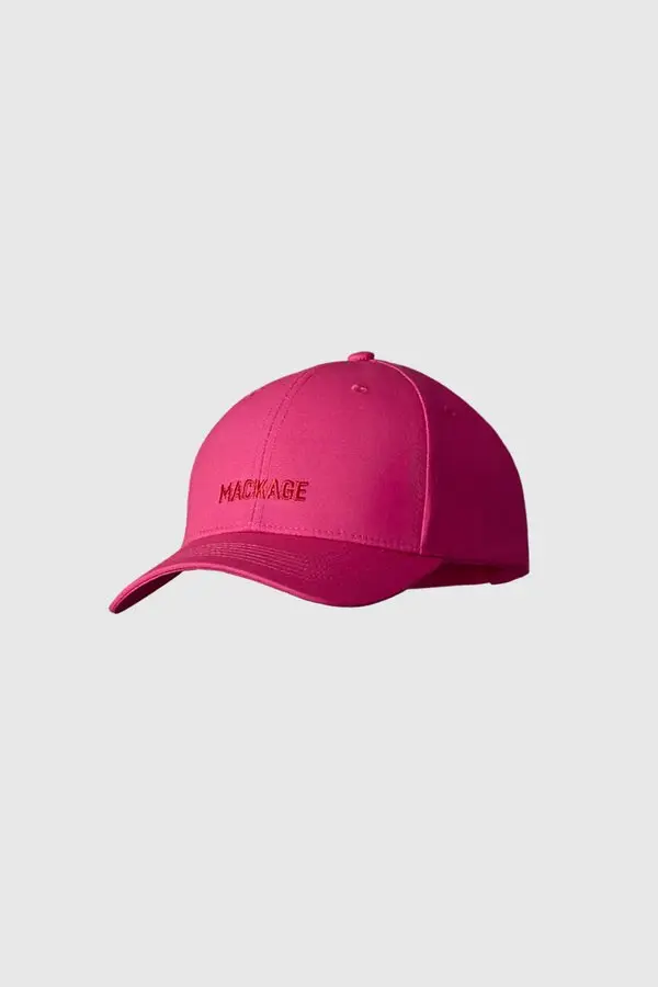Mackage Cotton Canvas Baseball Cap - Azalea