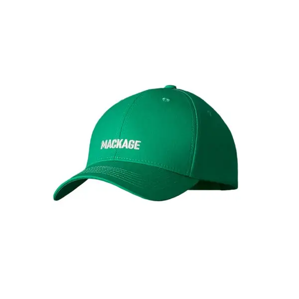 Mackage Cotton Canvas Baseball Cap - Leaf Green
