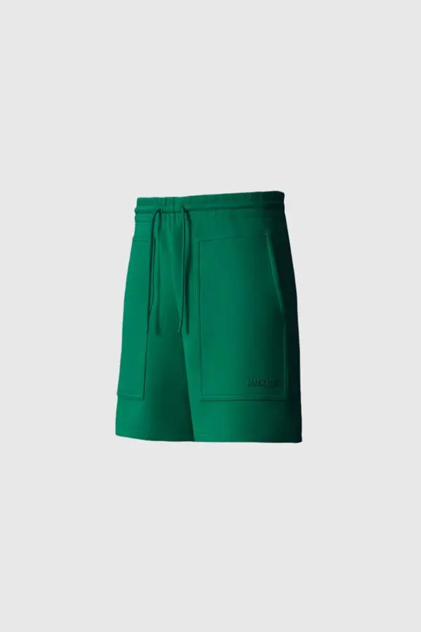 Mackage Double-face Jersey Shorts - Leaf Green