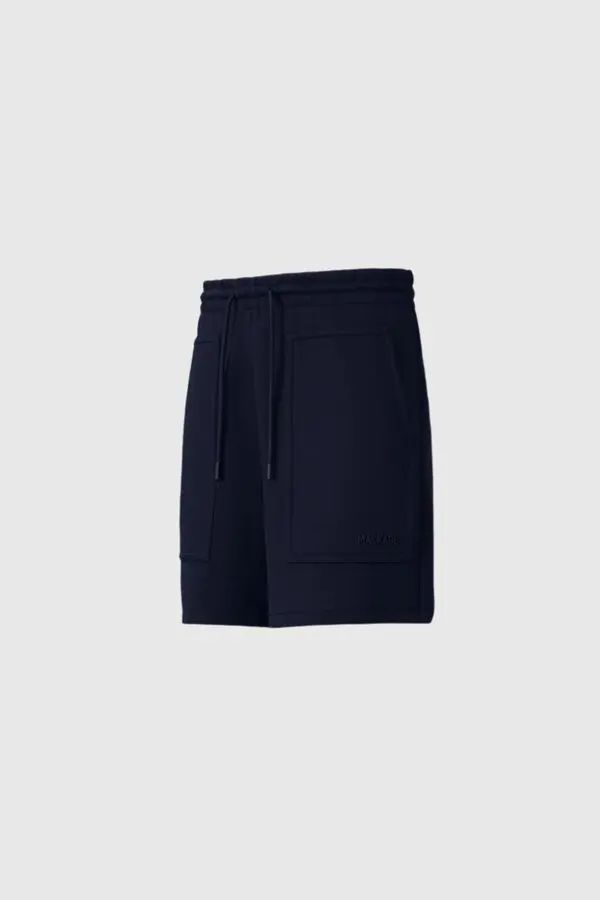 Mackage Double-face Jersey Shorts - Navy