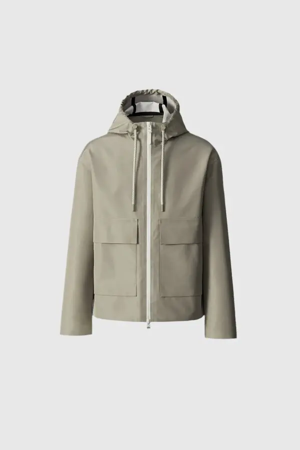 Mackage Eric-z Hooded Rain Jacket - Light Camel-cream