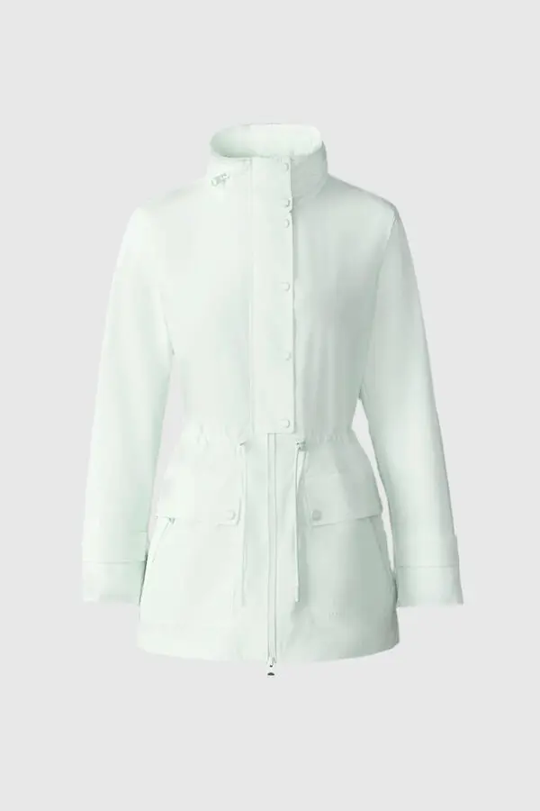 Mackage Medium-length Rain Jacket - Cream