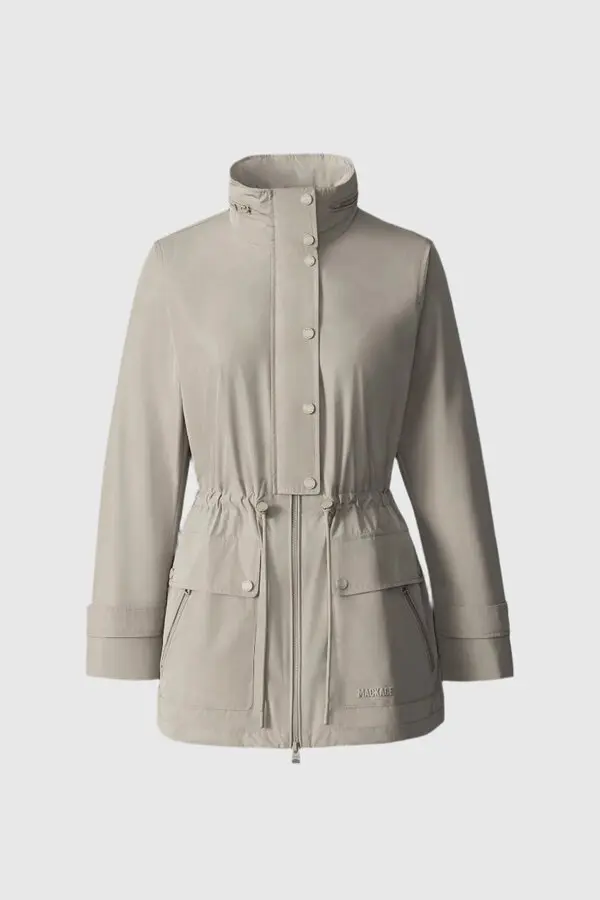 Mackage Medium-length Rain Jacket - Light Camel