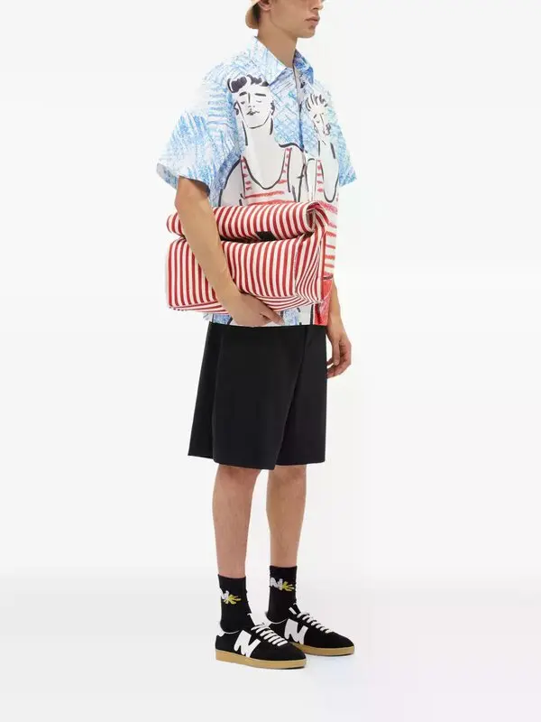 MSGM High-waisted Shorts