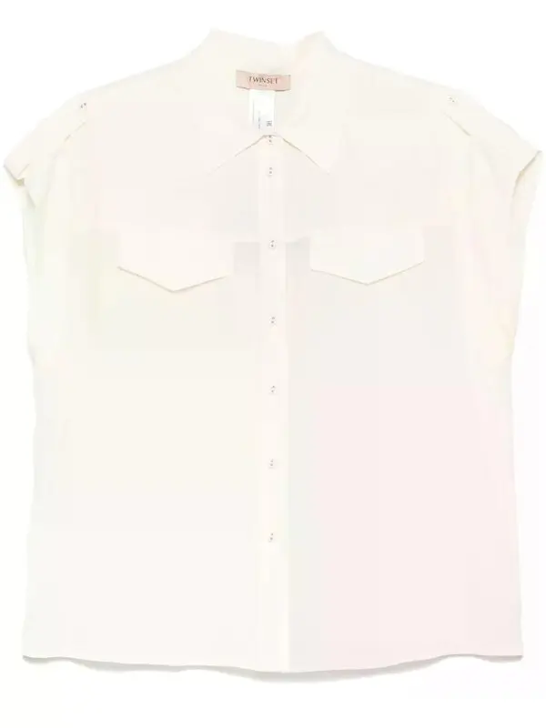 TWINSET Crepe Shirt - White