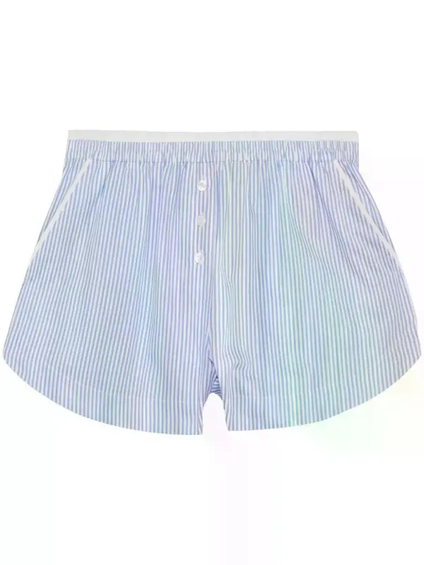 Simkhai Sarah Cotton Shorts - Blue