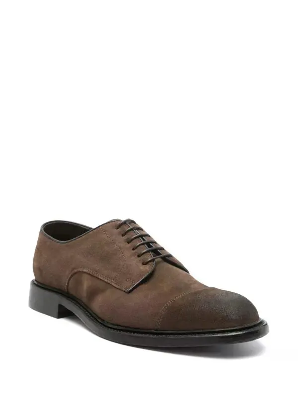 CENERE GB Suede Derby Shoes