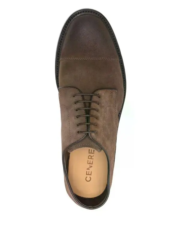 CENERE GB Suede Derby Shoes