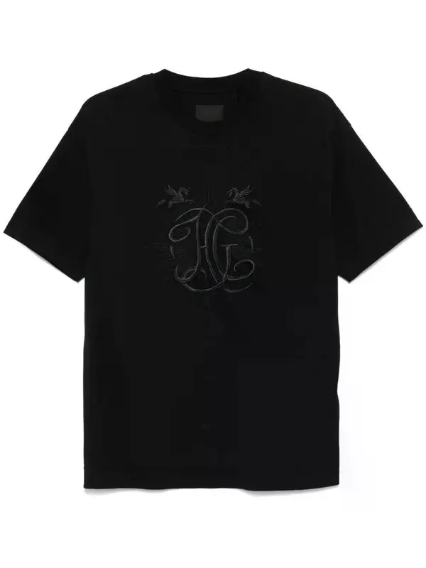 Givenchy Cotton Hg-embroidered T-shirt