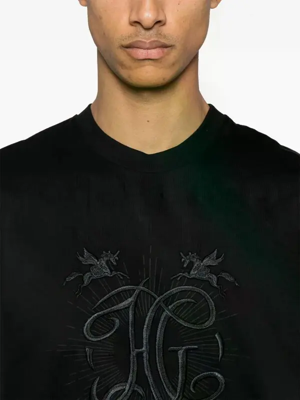 Givenchy Cotton Hg-embroidered T-shirt