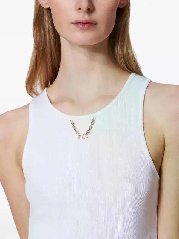 TWINSET Cotton Tank Top