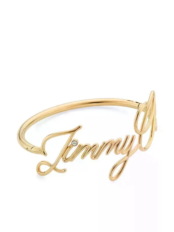 JIMMY CHOO Logo Script Bracelet