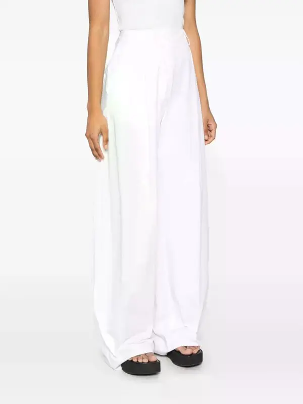 THELATEST Pleated Trousers - White