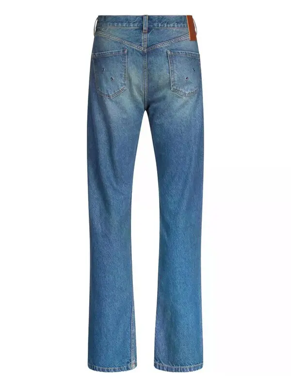 LUDOVIC DE SAINT SERNIN Eyelet-embellished Jeans