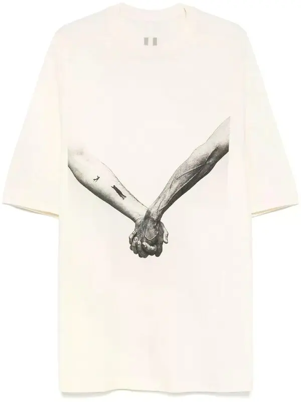 Rick Owens Jumbo T-shirt - Neutrals