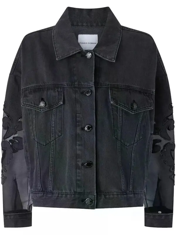 Pinko Denim Jacket - Black