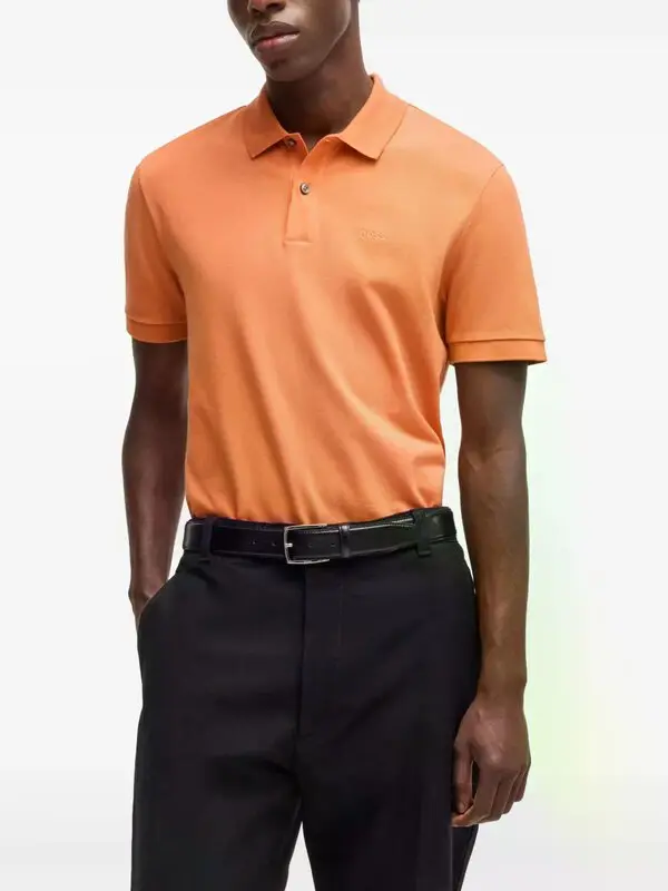 BOSS Pallas Polo Shirt - Orange