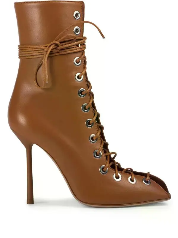 LE SILLA 100mm Courtney Boots - Brown