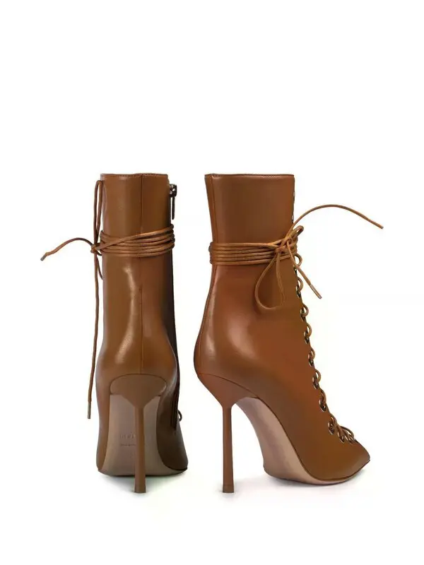 LE SILLA 100mm Courtney Boots - Brown
