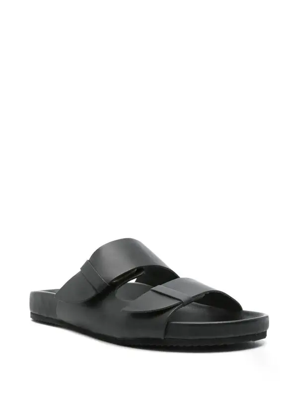 ANCIENT GREEK SANDALS Diogenis Slides - Black