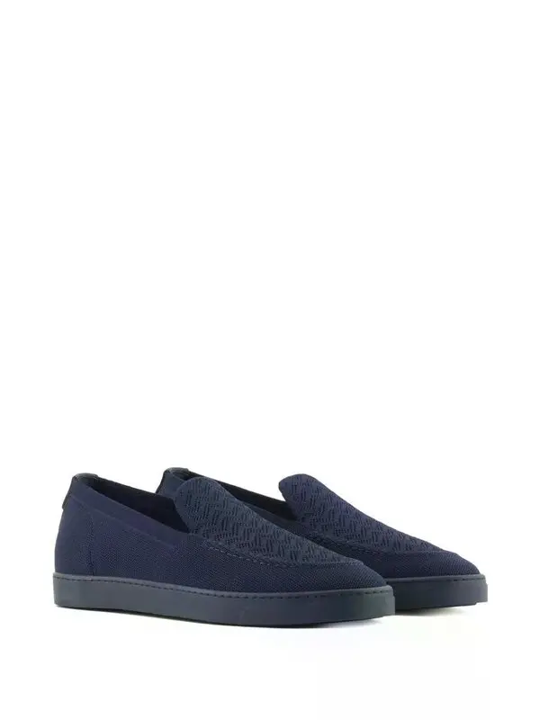 Giorgio Armani Asv Chevron Slippers - Blue