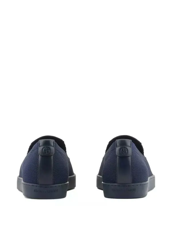Giorgio Armani Asv Chevron Slippers - Blue