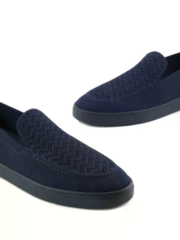 Giorgio Armani Asv Chevron Slippers - Blue
