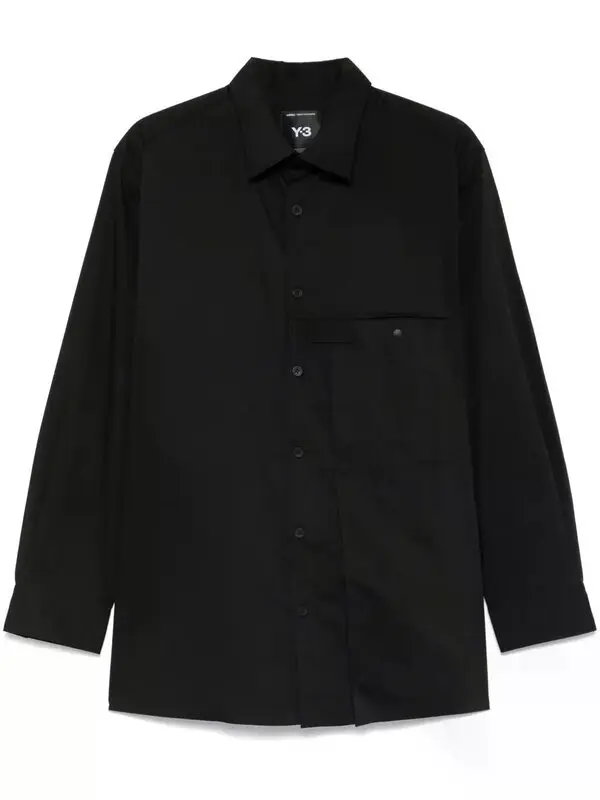 Y3 Pleated Pocket Shirt