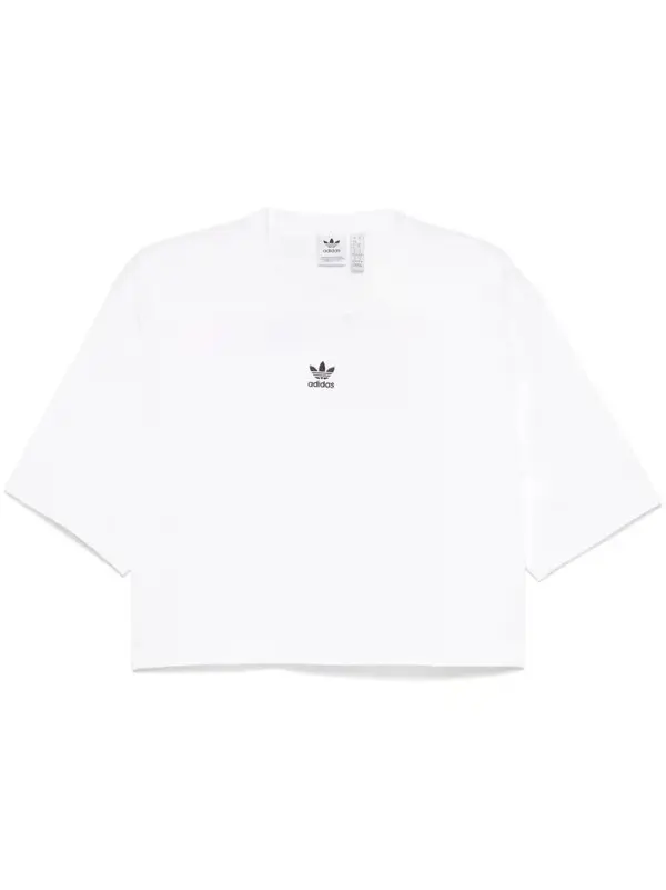 Adidas Cropped T-shirt - White