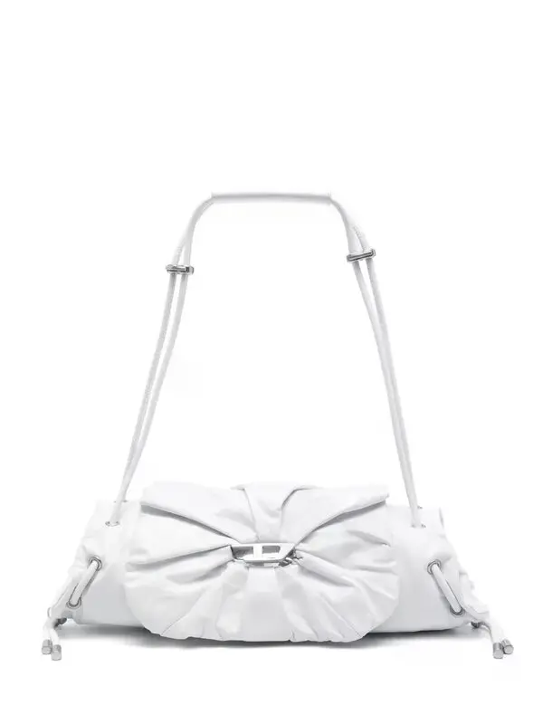DIESEL Scrunch D Shoulder Bag - White