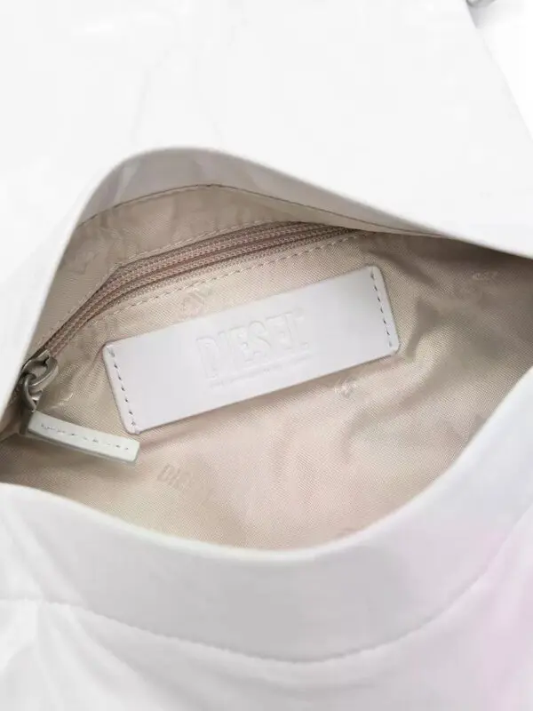 DIESEL® Scrunch D Shoulder Bag - White