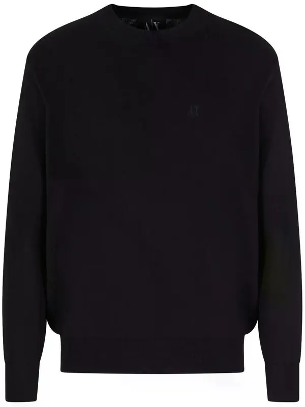 Armani Exchange Logo-embroidered Sweater