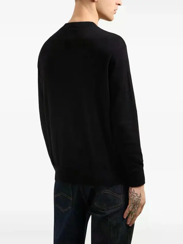 Armani Exchange Logo-embroidered Sweater
