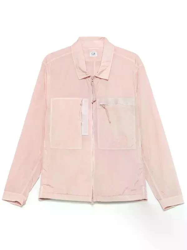 C.P. COMPANY Logo-embroidered Jacket - Pink