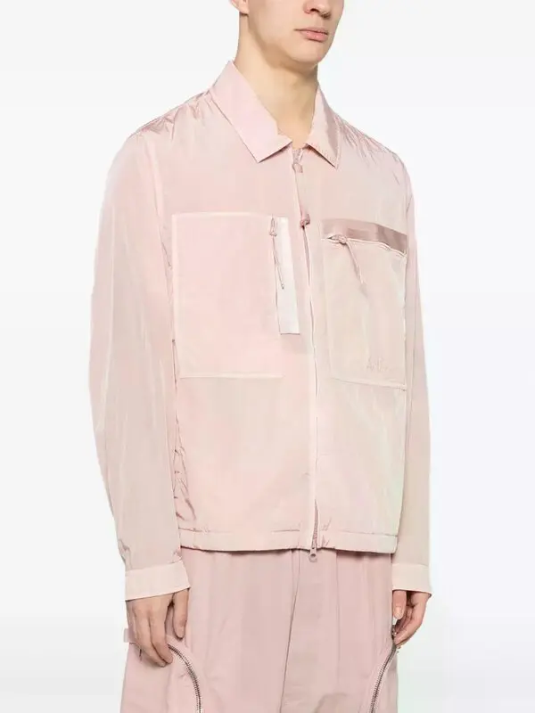C.P. COMPANY Logo-embroidered Jacket - Pink