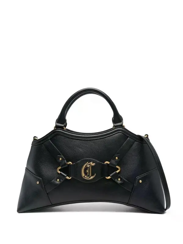 Just Cavalli Logo-plaque Tote Bag - Black