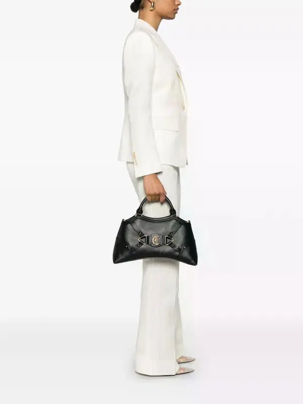 Just Cavalli Logo-plaque Tote Bag - Black