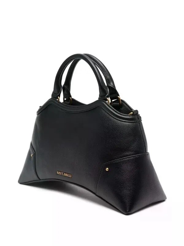 Just Cavalli Logo-plaque Tote Bag - Black