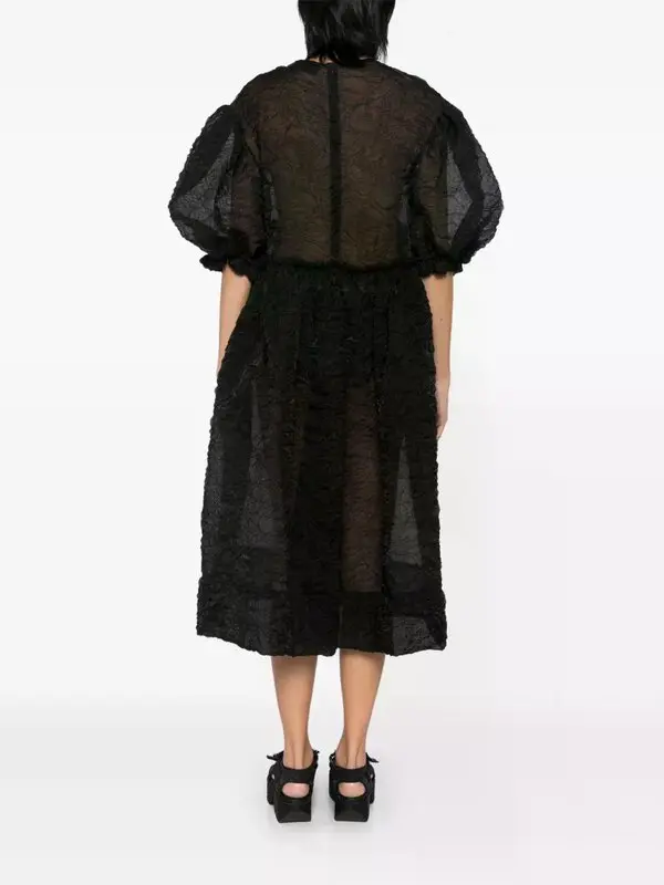 Simone Rocha Ruffle Detail Smock Dress
