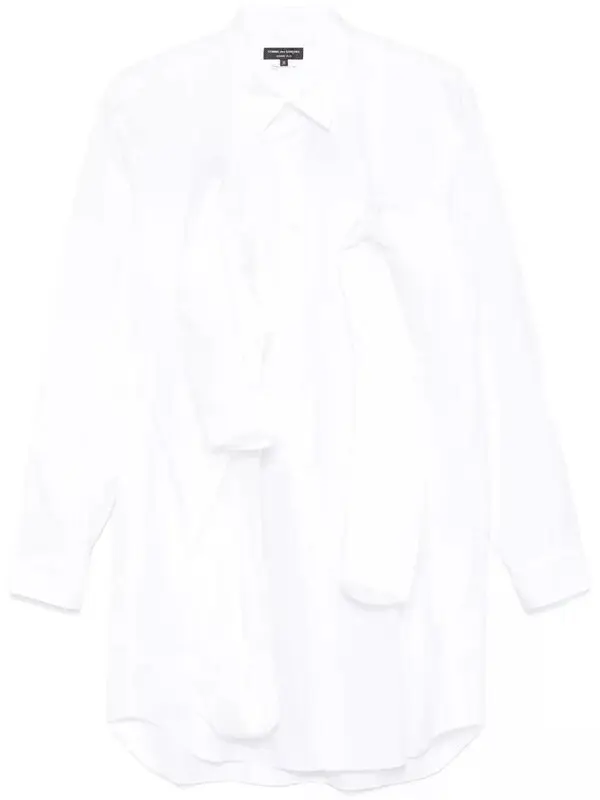 Comme Des Garçons Poplin Shirt - White
