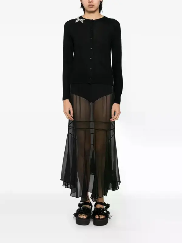 Simone Rocha Broken Necklace Cardigan