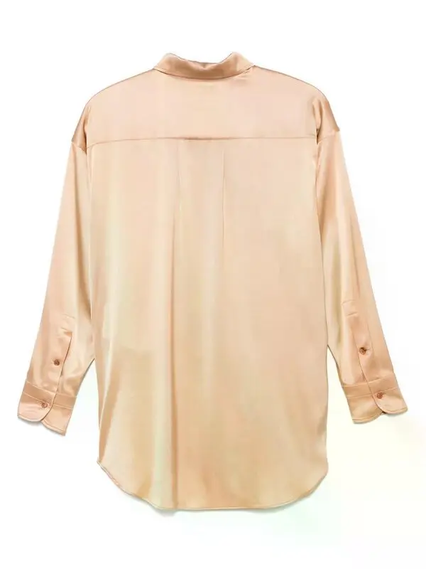 TOM FORD Satin Shirt - Neutrals